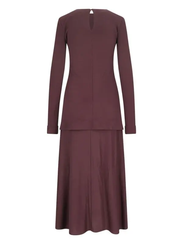 fitted lace wedding dress Jil Sander Vintage Red Dress – Bungee Space by 3standardstoppage main image 0