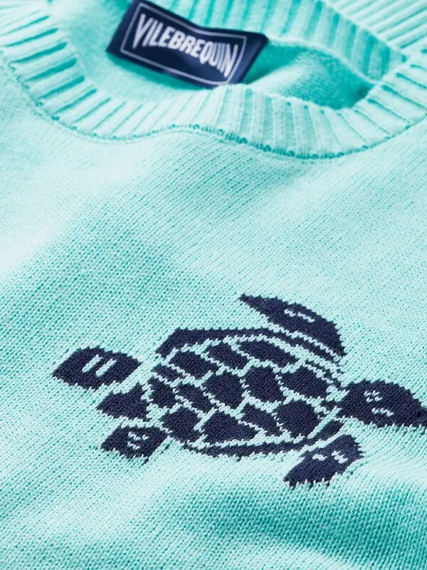 Vilebrequin Embroidered-logo Sweater - Blue