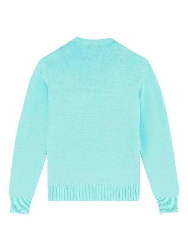 Vilebrequin Embroidered-logo Sweater - Blue