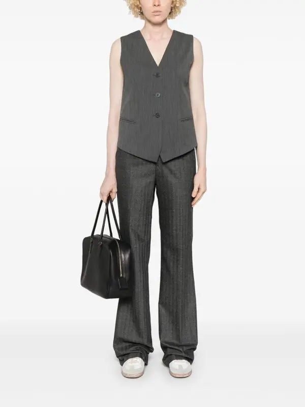 TWINSET Textured Waistcoat - Grey