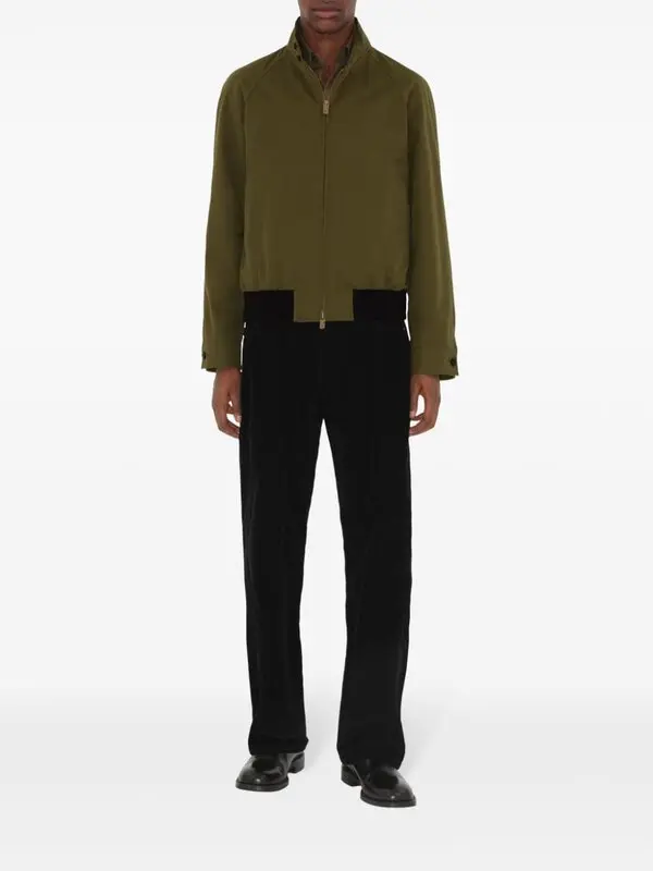 Burberry Zip-up Bomber Jacket - Green