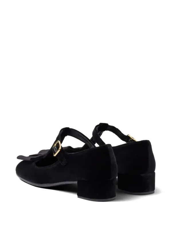 Prada 35mm Velvet Pumps