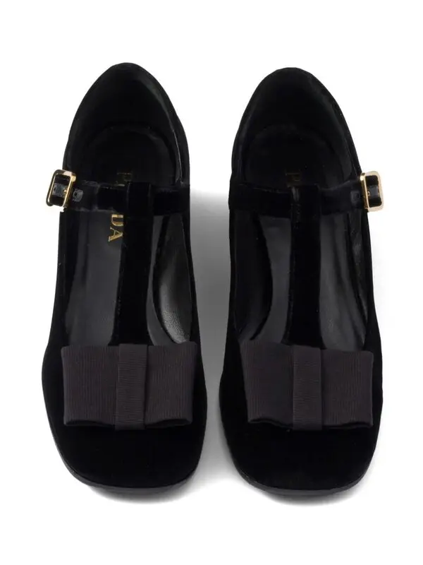 Prada 35mm Velvet Pumps