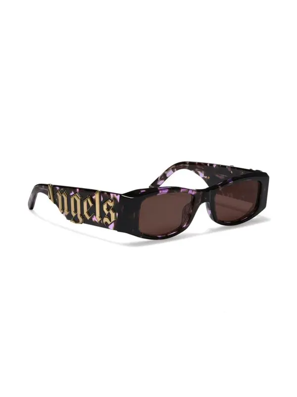 Palm Angels Rectangle Sunglasses - Purple