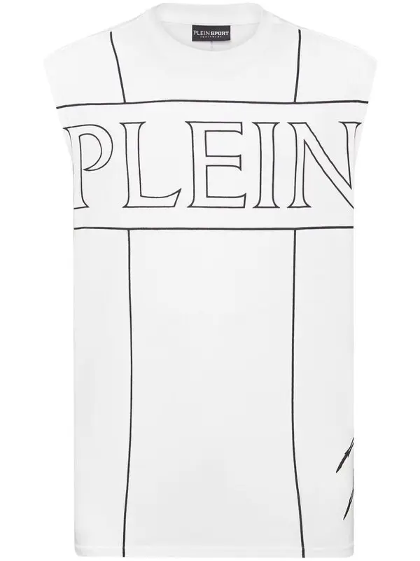 PLEIN SPORT Logo-print T-shirt - White