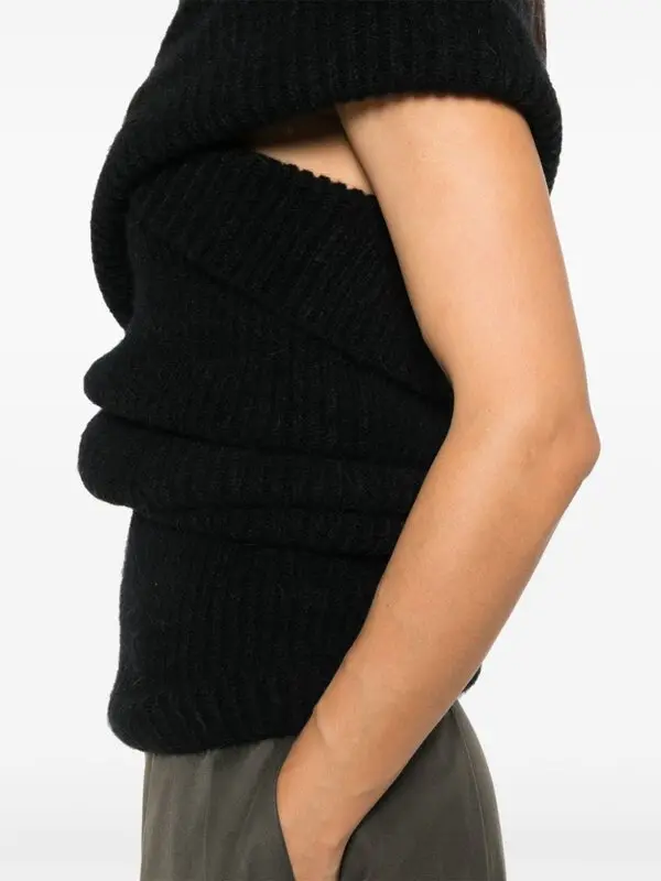 Rick Owens Draped Knitted Top