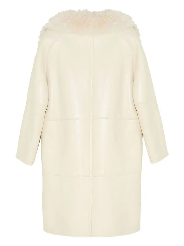 YVES SALOMON Shearling Wool Coat