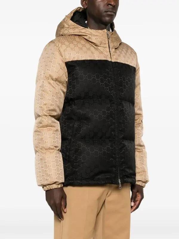 Gucci Gg Canvas Puffer Jacket
