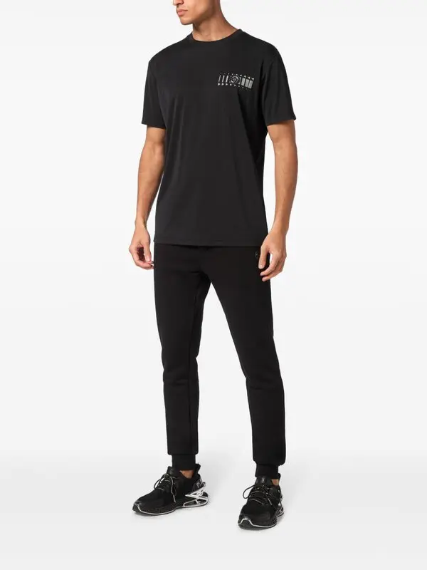 PLEIN SPORT Ss Racing Logo-plaque T-shirt