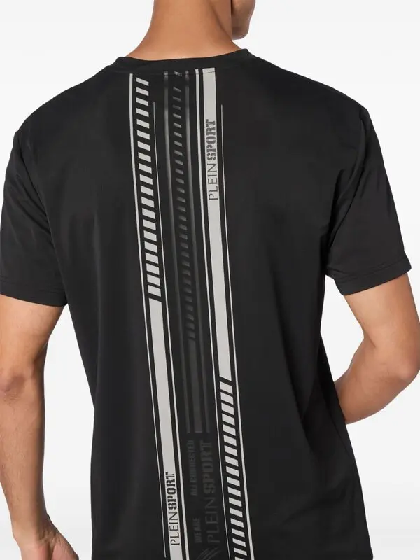 PLEIN SPORT Ss Racing Logo-plaque T-shirt