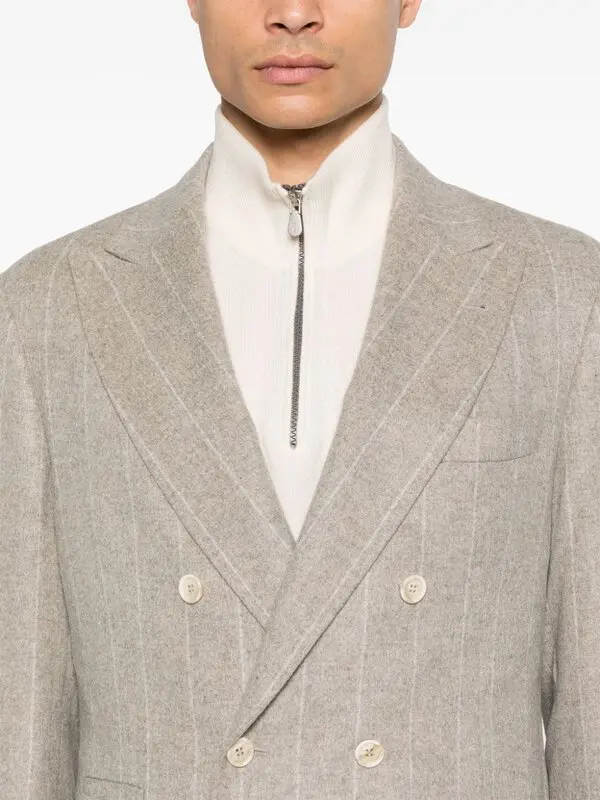 Brunello Cucinelli Pinstriped Suit