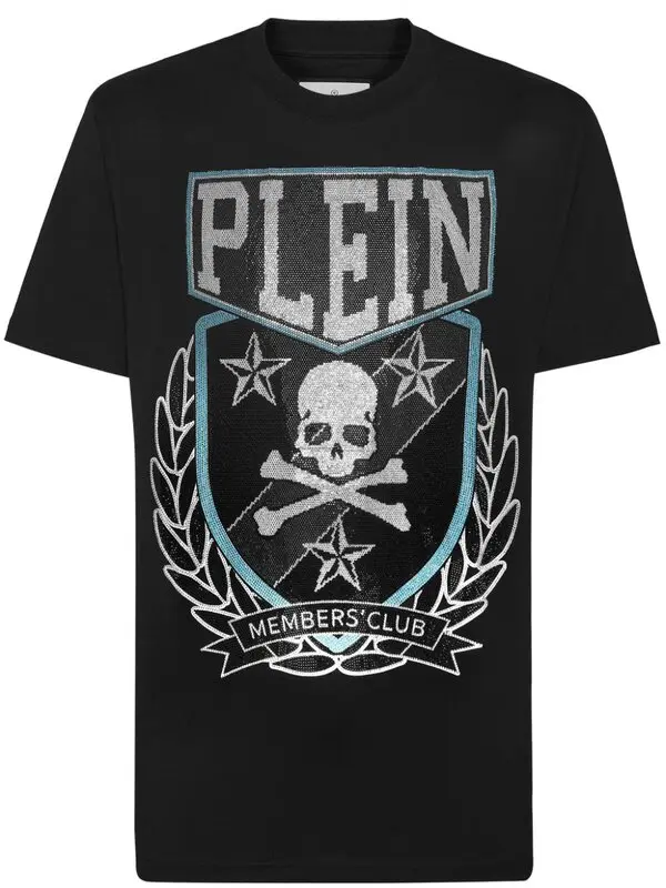 Philipp Plein Patch Skull&bones T-shirt - Black