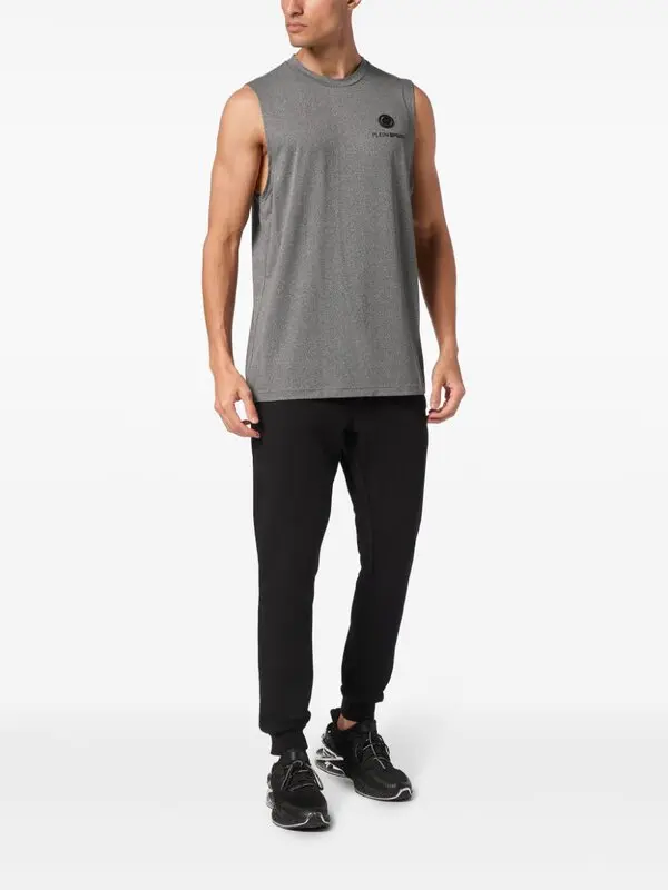 PLEIN SPORT Logo-plaque Tank Top