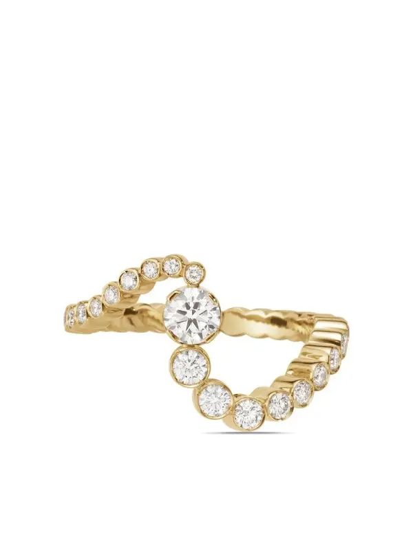 Sophie Bille Brahe 18kt Recycled Yellow Ocean Ensemble Diamant Diamond Ring - Gold