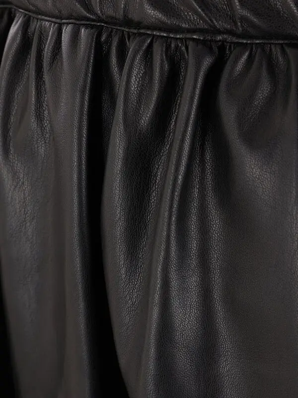 Comme Des Garçons Pleat-detailing Midi Skirt