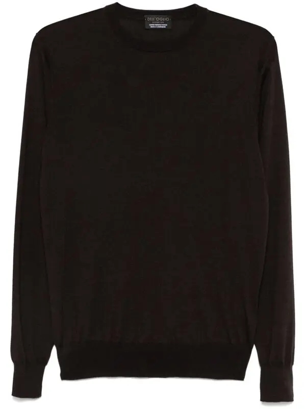 DELL'OGLIO Fine-knit Sweater - Brown
