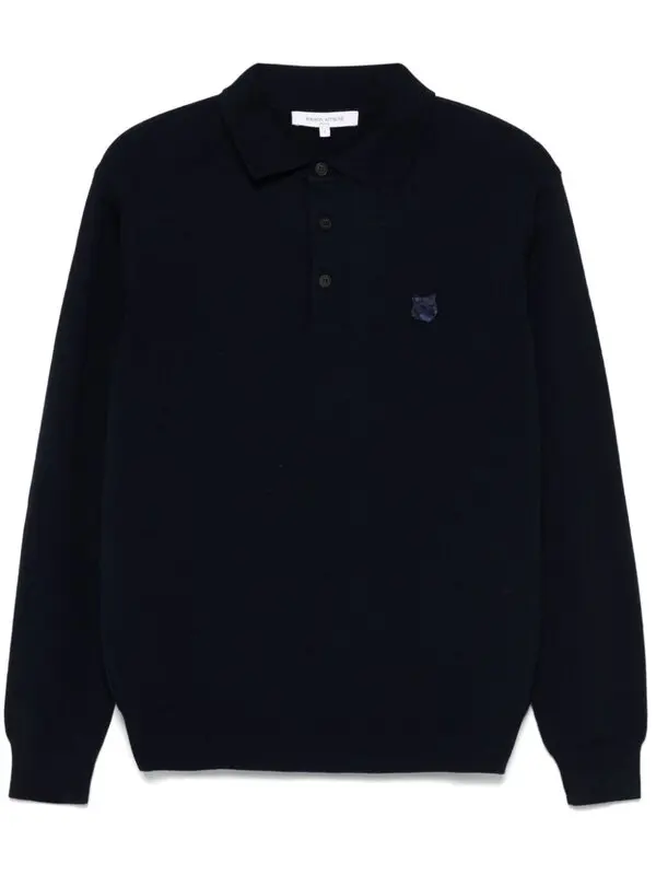 Maison Kitsuné Fox-motif Polo Shirt