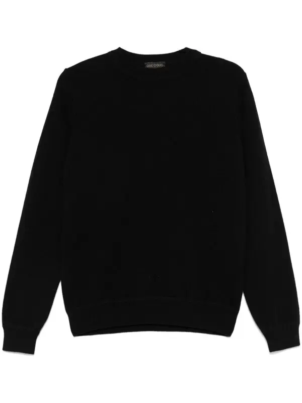 DELL'OGLIO Fine-knit Sweater - Black