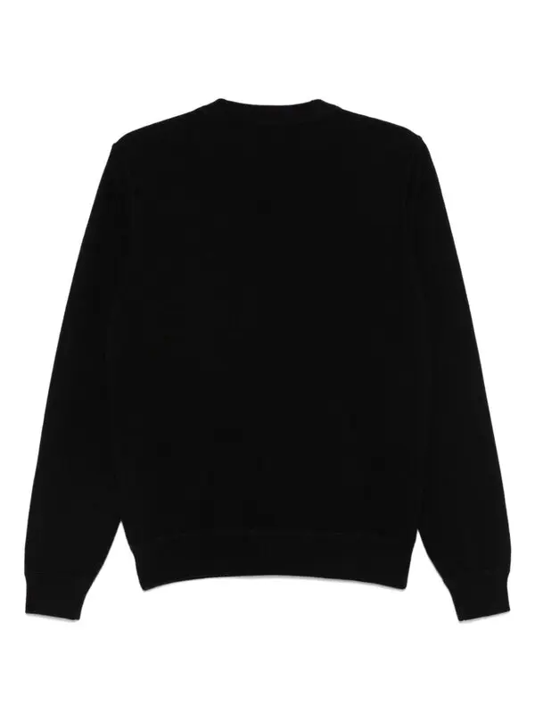 DELL'OGLIO Fine-knit Sweater - Black