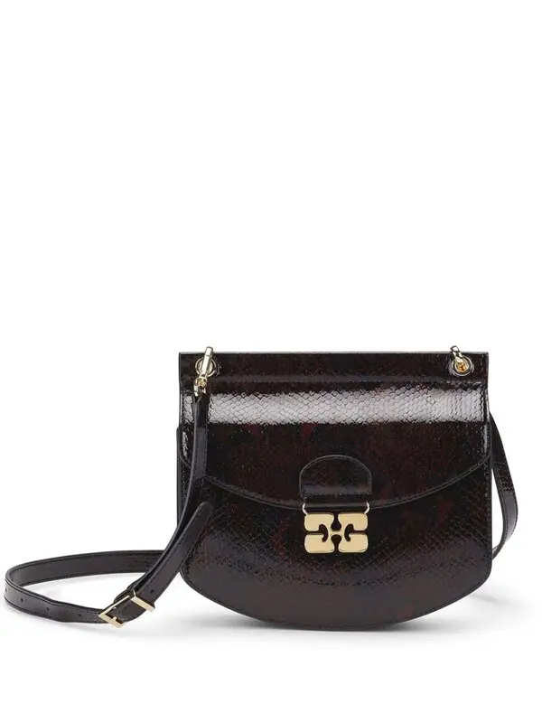 GANNI Small Crossbody Bag - Red