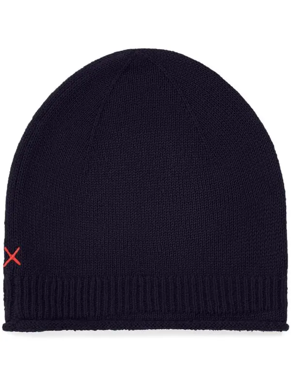Chinti & Parker Knitted Beanie - Blue