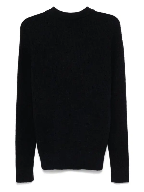 Aspesi Fisherman's Knit Polo Shirt - Blue