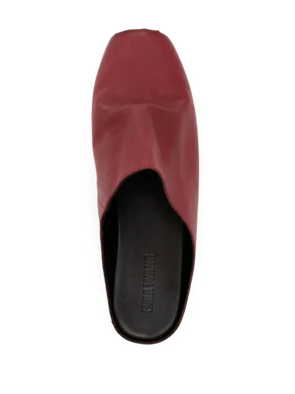 UMA WANG Leather Slippers
