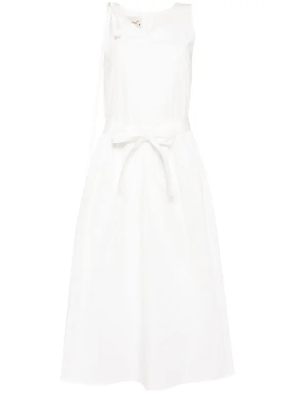 BAMBAH Poplin Shirt Dress - White