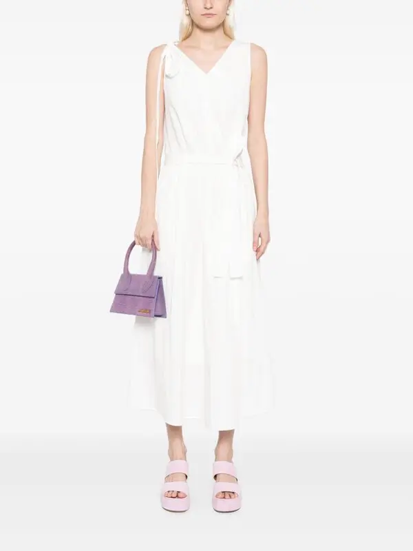 BAMBAH Poplin Shirt Dress - White