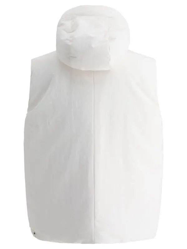 JIL SANDER Zipped Gilet - White