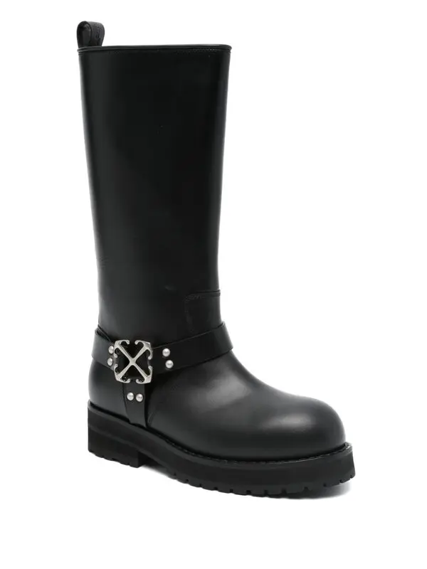 Off-White Off Track Knee-high Boots