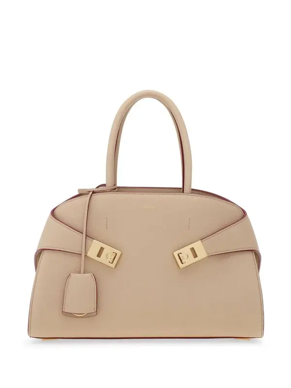 FERRAGAMO Medium Hug Tote Bag - Neutrals