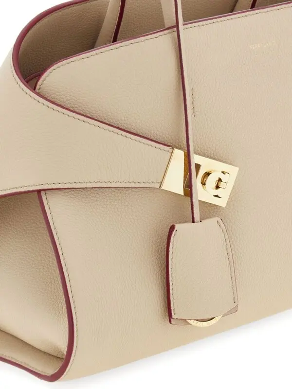 FERRAGAMO Medium Hug Tote Bag - Neutrals