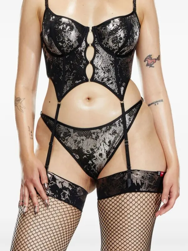 DIESEL® X Savage X Fenty Foiled Briefs - Silver