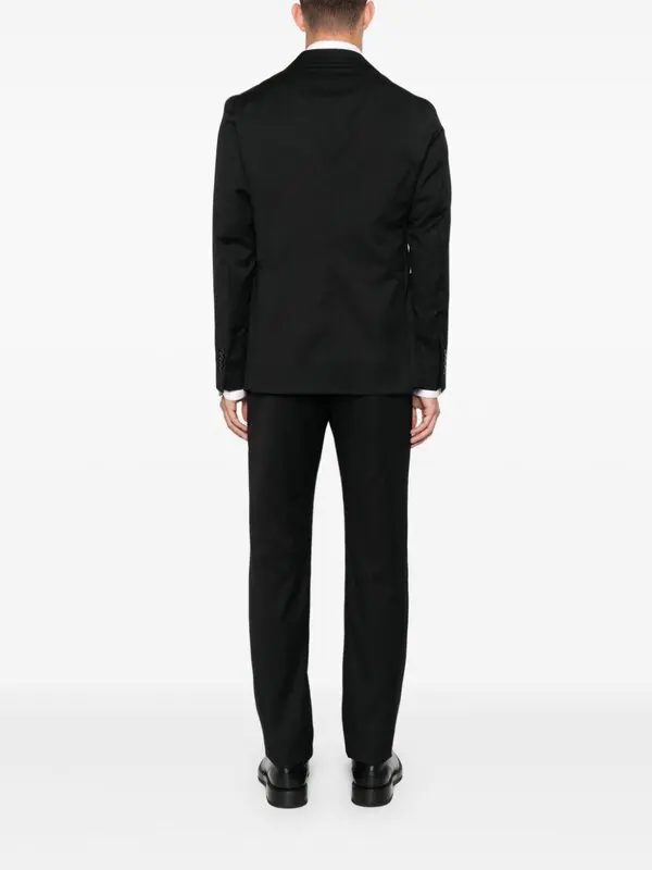Tagliatore Virgin Wool Suit - Black