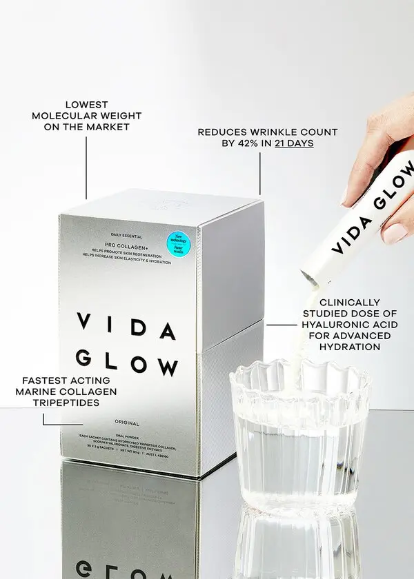 VIDA GLOW Pro Collagen+ Daily Supplement - Glow