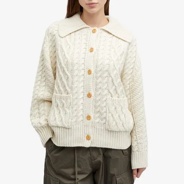 DUNST Fisherman Knit Cardigan