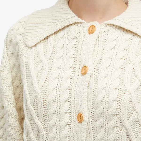 DUNST Fisherman Knit Cardigan