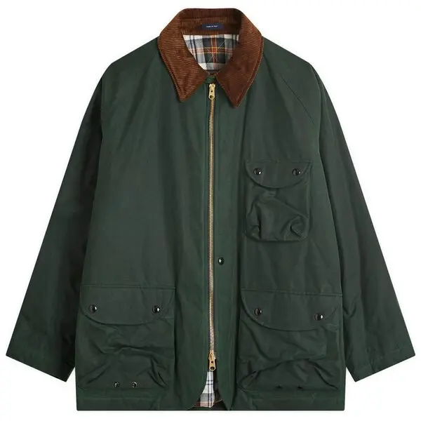 DRAKE'S Waxed Coverall Jacket