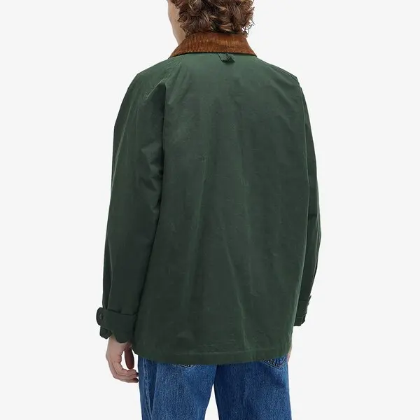 DRAKE'S Waxed Coverall Jacket