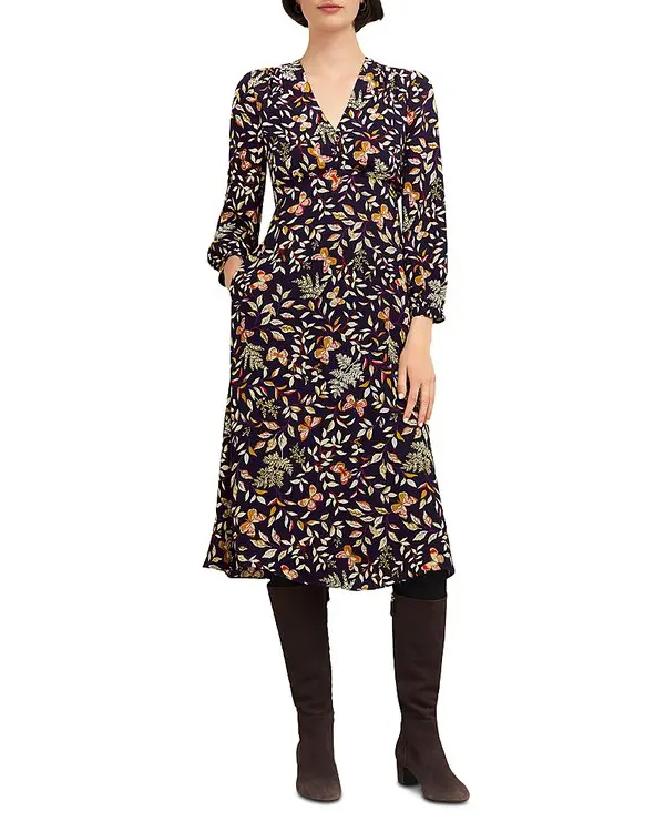 HOBBS LONDON Zainah Dress - Navy Multi