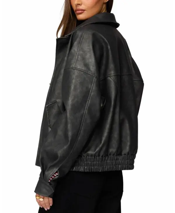 EDIKTED Mori Oversized Jacket - Gray