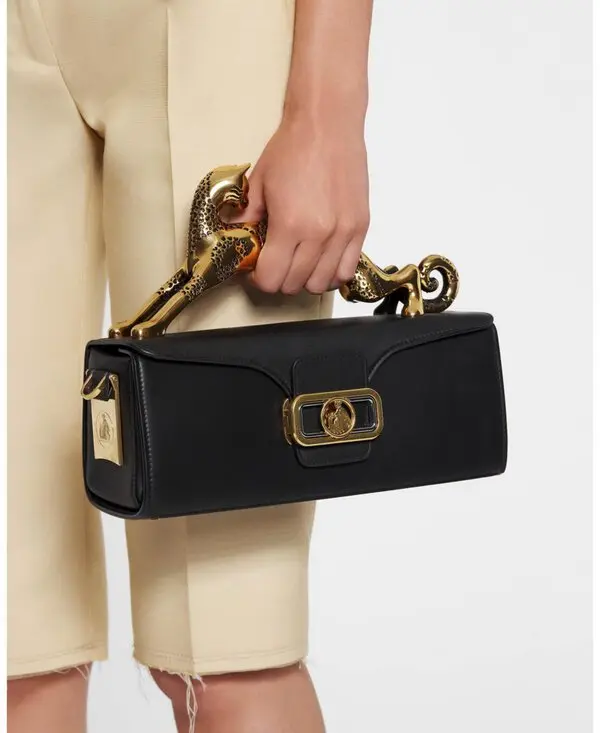 LANVIN Pencil Cat Leather Bag