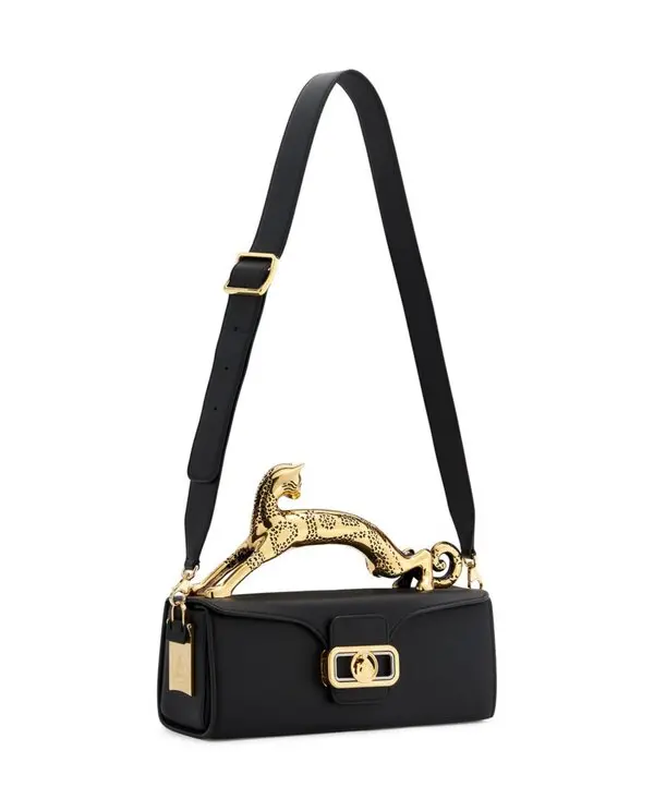 LANVIN Pencil Cat Leather Bag