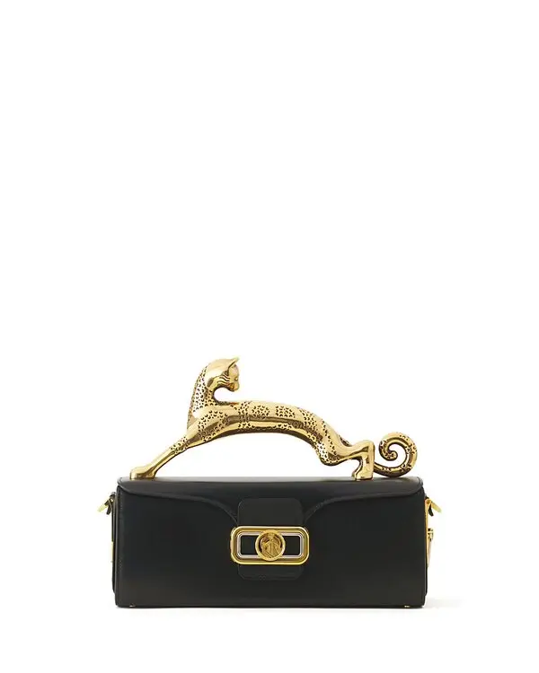 LANVIN Pencil Cat Leather Bag