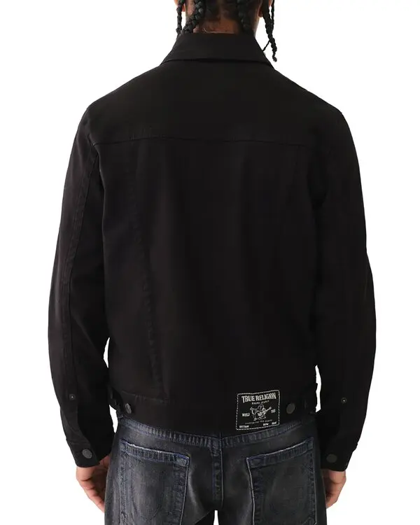 True Religion Cotton Stretch Denim Trucker Jacket