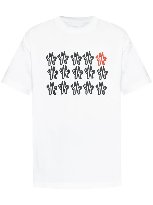 Moncler Logo-print T-shirt - White