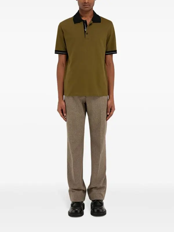 FERRAGAMO Contrast Polo Shirt