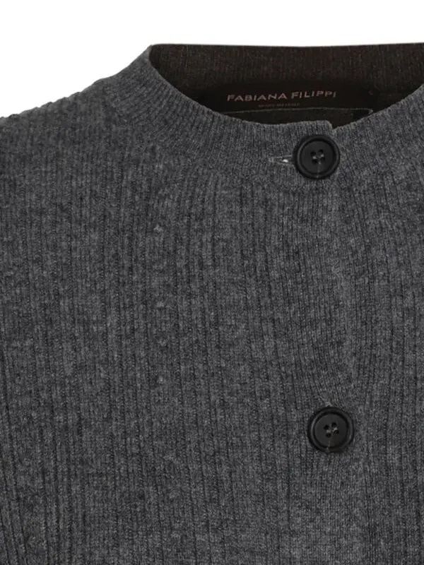 Fabiana Filippi Ribbed Knit Cardigan