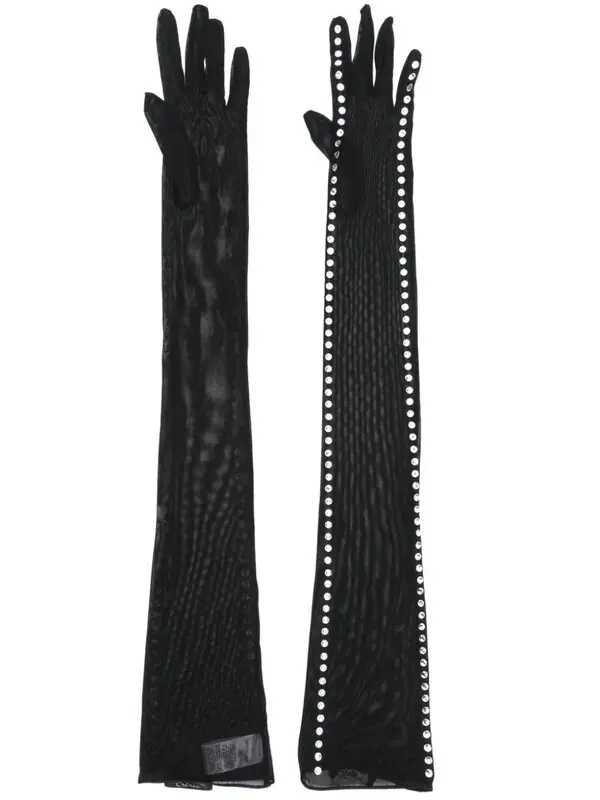Oseree Gem-embellished Gloves